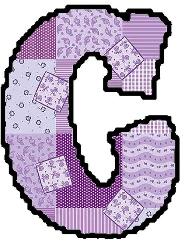 Letras para patchwork moldes - Imagui