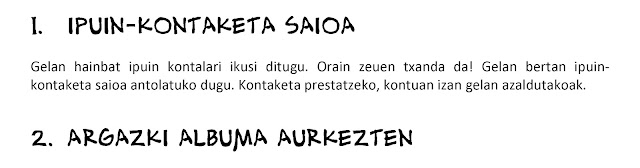 HITZEN KUTXA1: AHOZKOAK