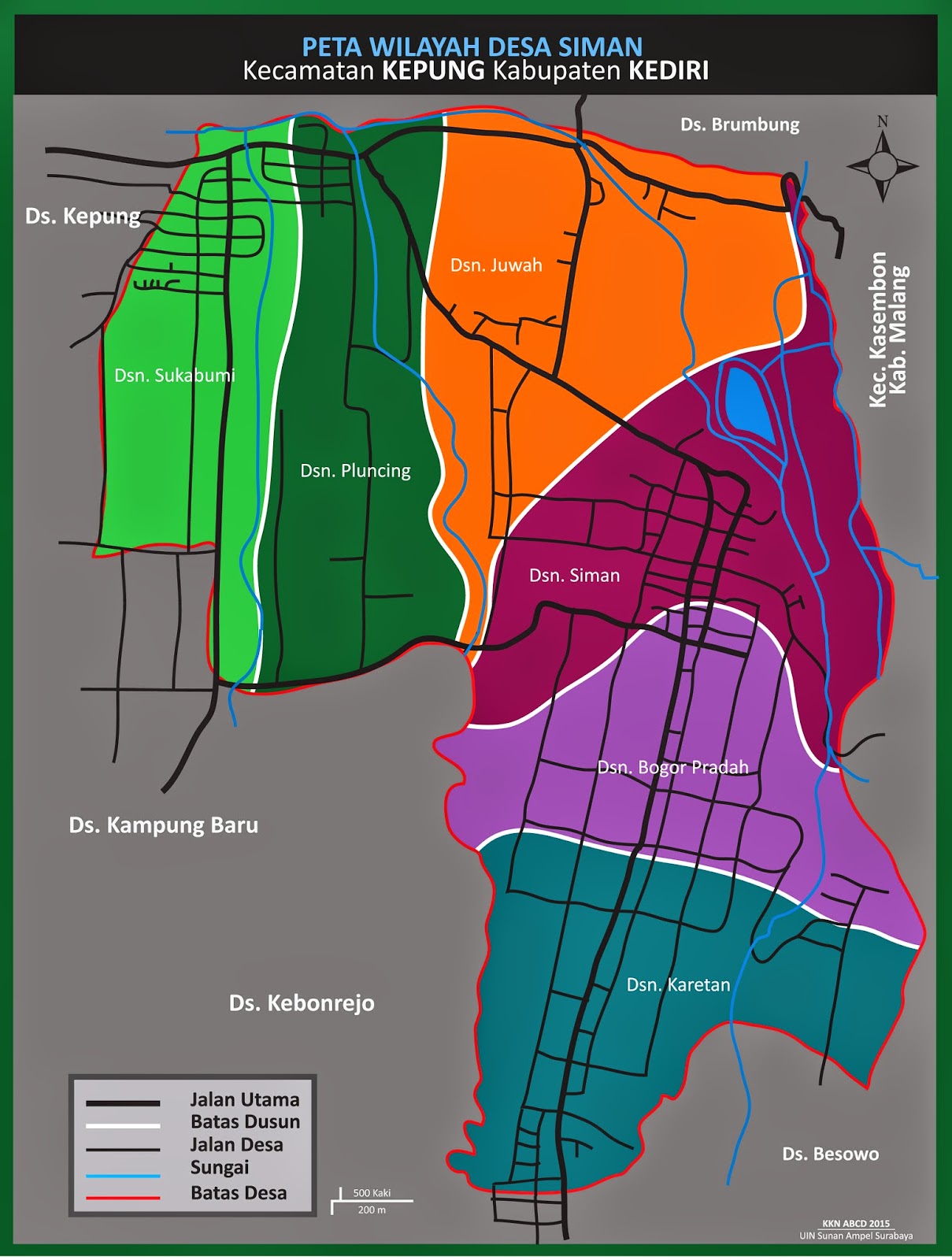 Peta Wilayah ~ Desa Siman