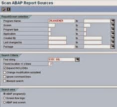 ABAP Tip Note: ABAP - string search / scan program