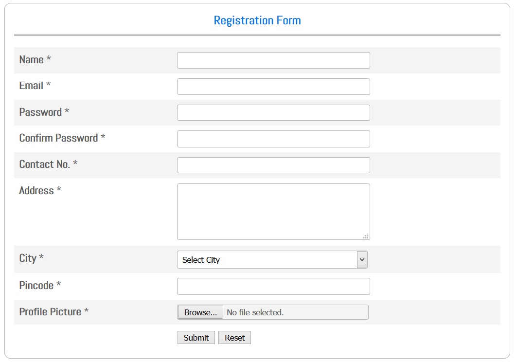 Form Validation By JQuery - Way To PHP Form Validation By JQuery - Way To PHP