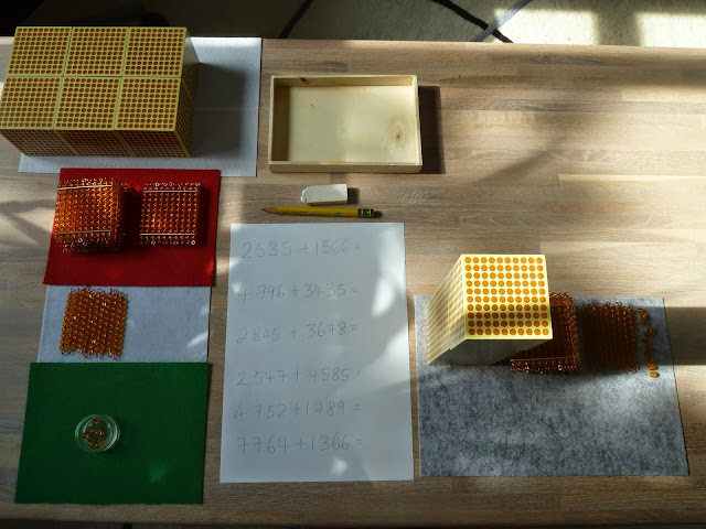 Family FECS: Montessori Activity: Dynamic Addition with Golden Beads ...