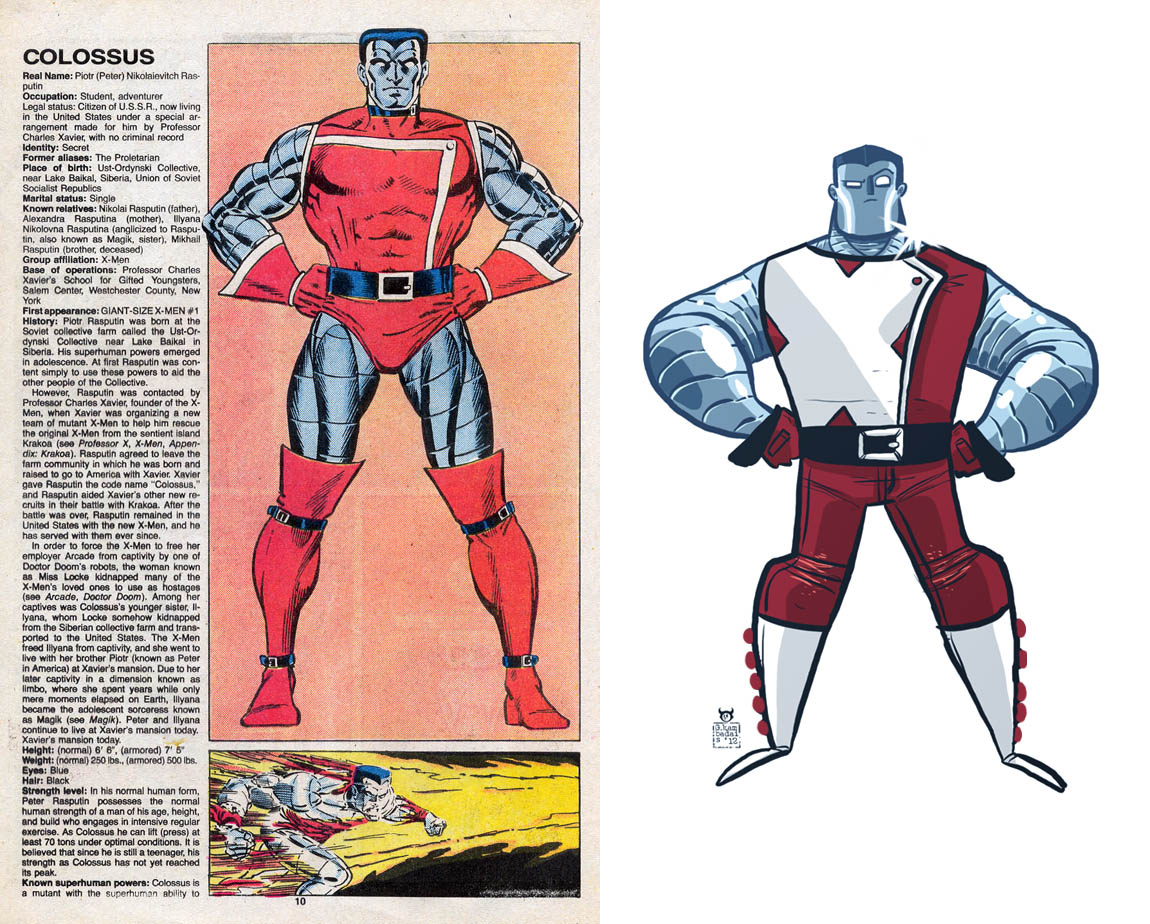 The Official Handbook To The Marvel Universe - Redux Edition: Colossus
