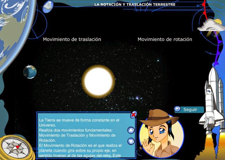 ACTIVIDADES DE REPASO QUINTO GRADO: LOS MOVIMIENTOS DE LA TIERRA