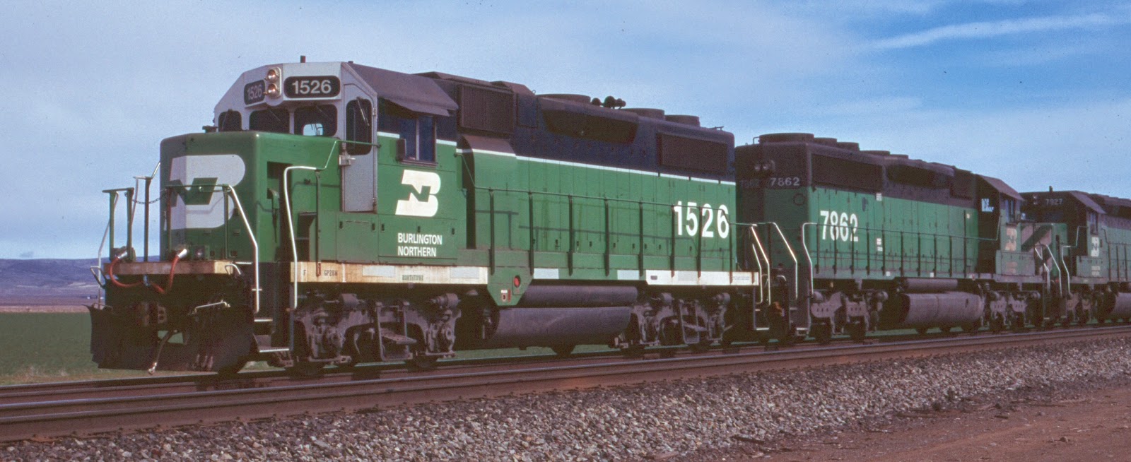 Big Bend Railroad History: BN GP28M 1526