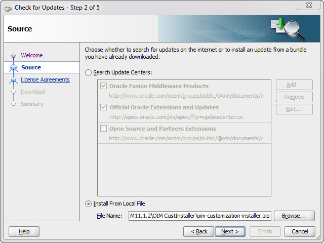 IAM IDM: OIM 11g R2 Customization Extension Installer for JDeveloper