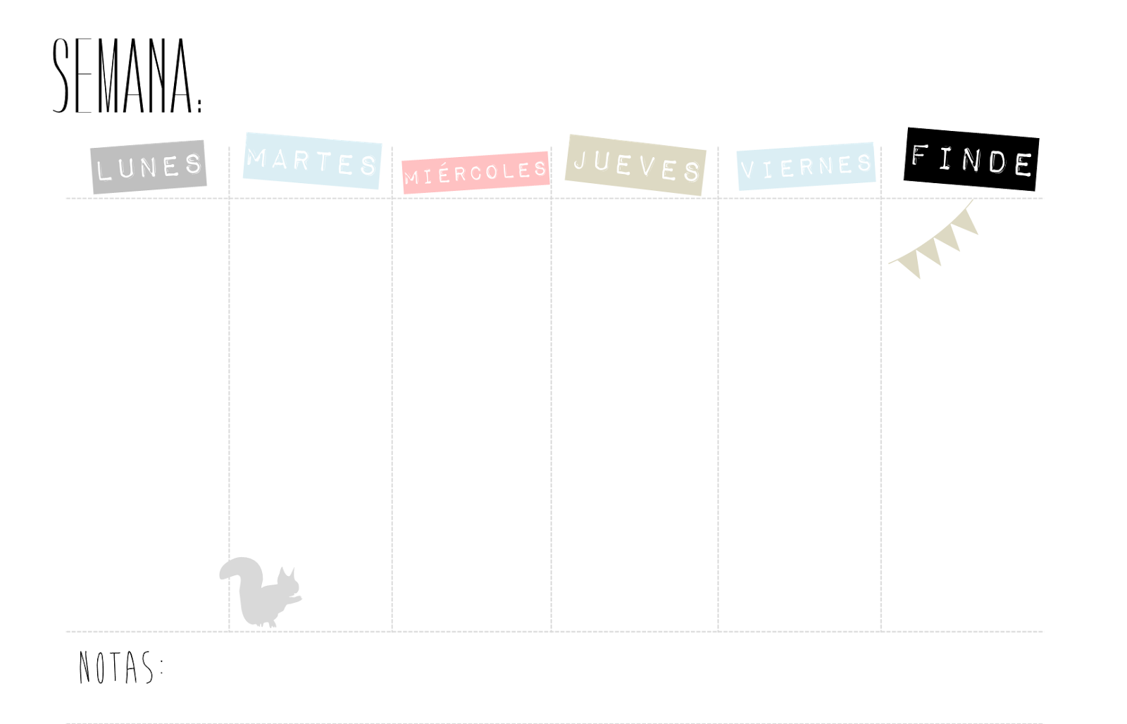 Creative Mindly: Organizadores semanales para descargar + DIY caja de ...