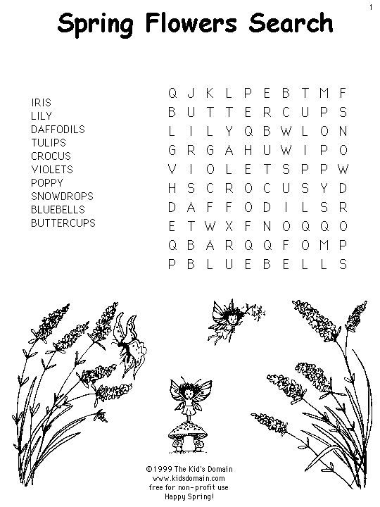 Flower Power Printable Word Search Puzzle - fmawerme-mp3