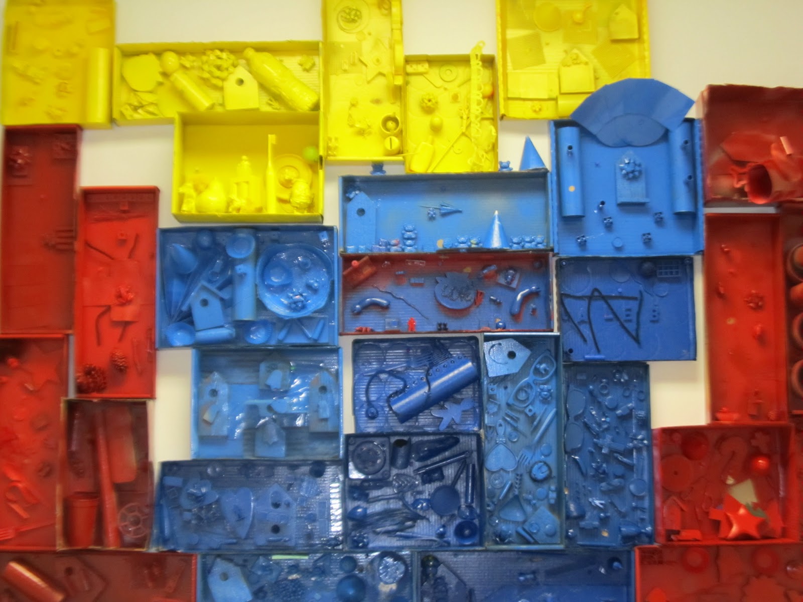 Art Julz: I SPY - Louise Nevelson inspired 5th grade Assemblages