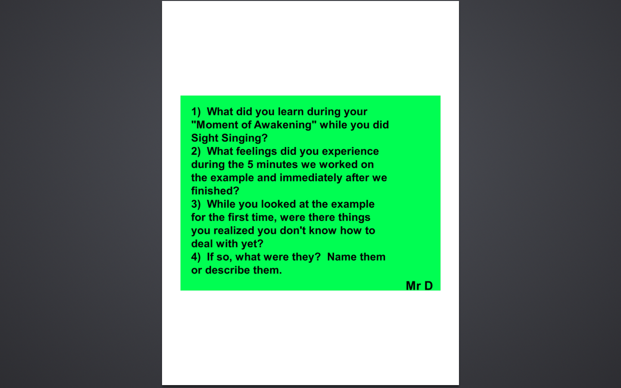 S-Cubed: Philosophy AND Sight Singing method | In the Middle With Mr D