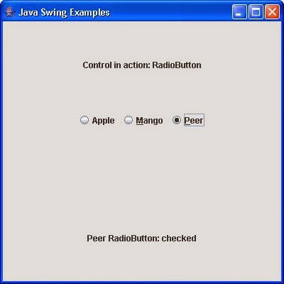Java Swing UI JRadioButton - LuffyCode Dev.