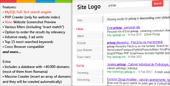 PHP Arama Motoru Scripti - Script Hocasi