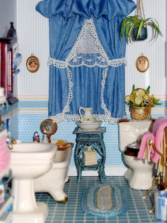 BluKatKraft Victorian Dollhouse Bedroom And Bathroom 1 12 Scale Miniatures Pt 4 blukatkraft-victorian-dollhouse-bedroom-and-bathroom-1-12-scale-miniatures-pt-4