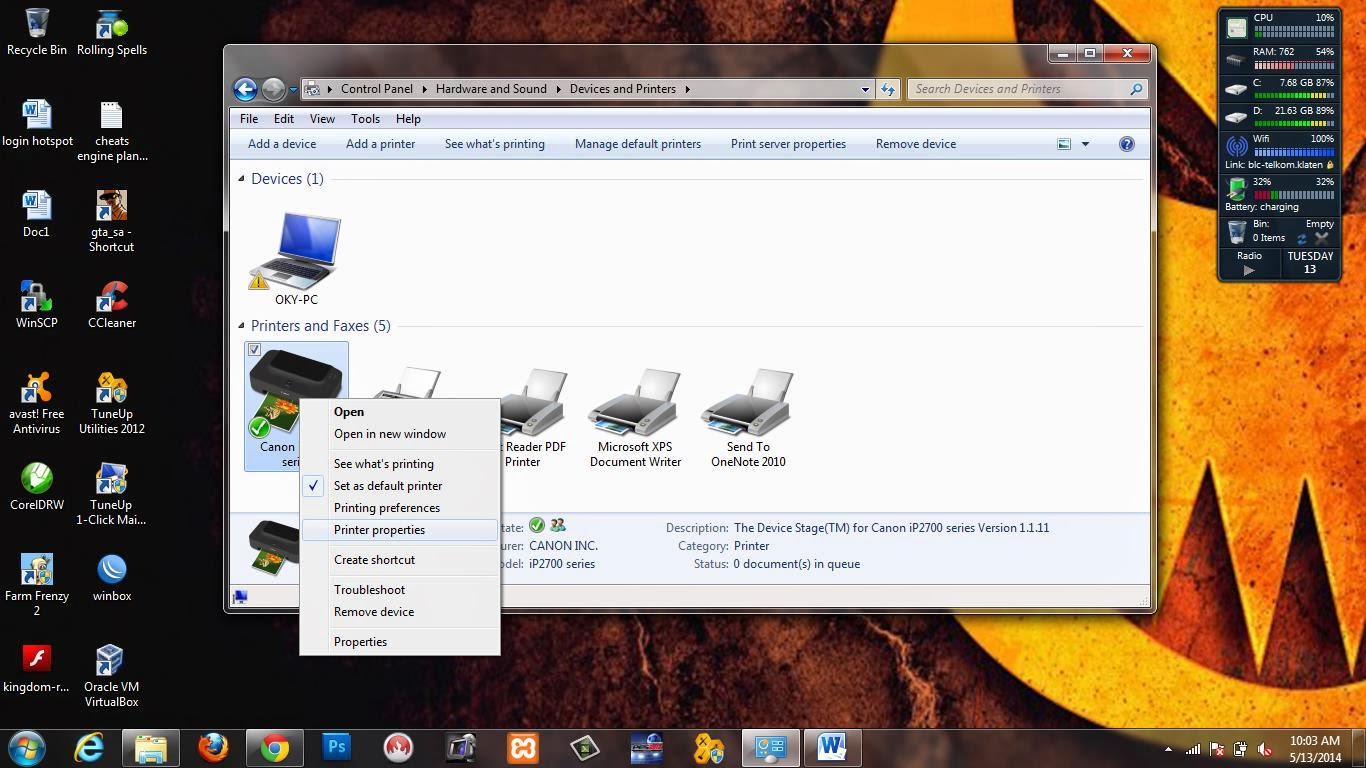 Tutorial Sharing Printer di Windows