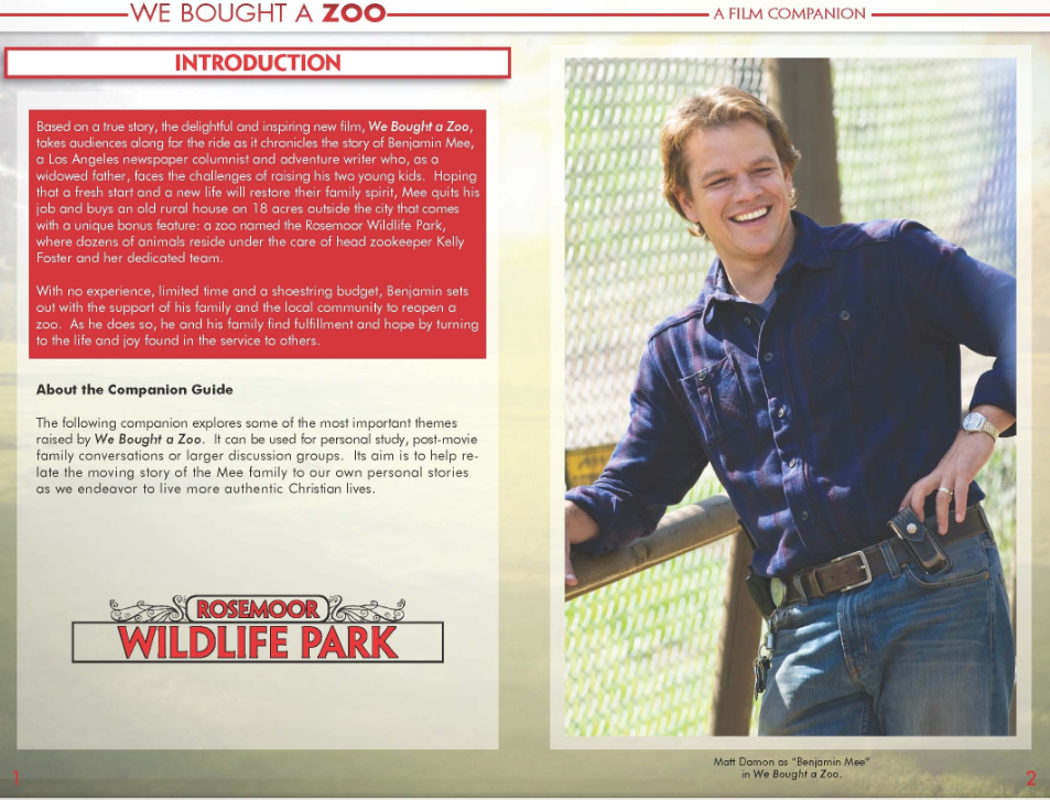 FREE PRINTABLE WE BOUGHT A ZOO STUDY GUIDE W/ CHRISTIAN VALUES - Mama ...