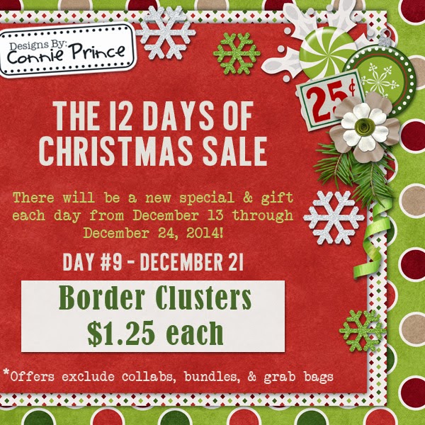 Connie Prince Digital Scrapbooking News: Day #9 of 12 Days Of Christmas ...