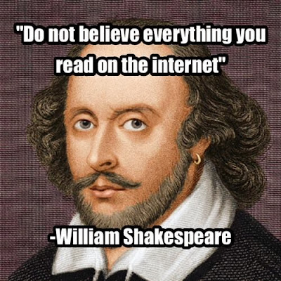 All That Spam: "Do Not Believe Everything You Read On The Internet"