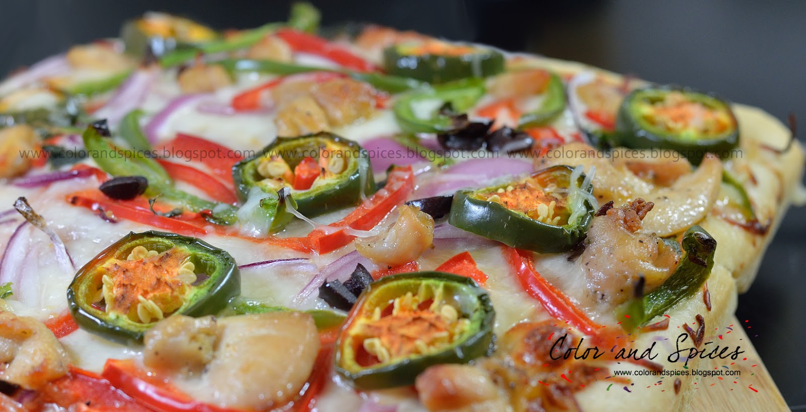 Color and Spices: Pizza...