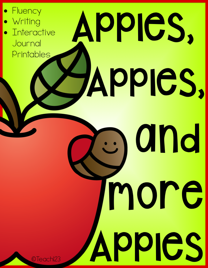 Apples - non-fiction, fluency, writing, interactive journal printables ...
