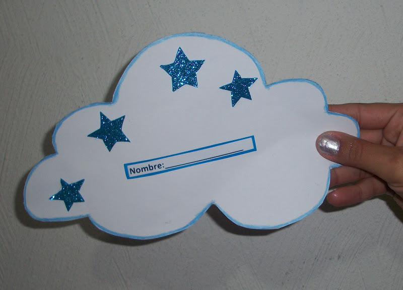 Como hacer nubes en foami - Imagui