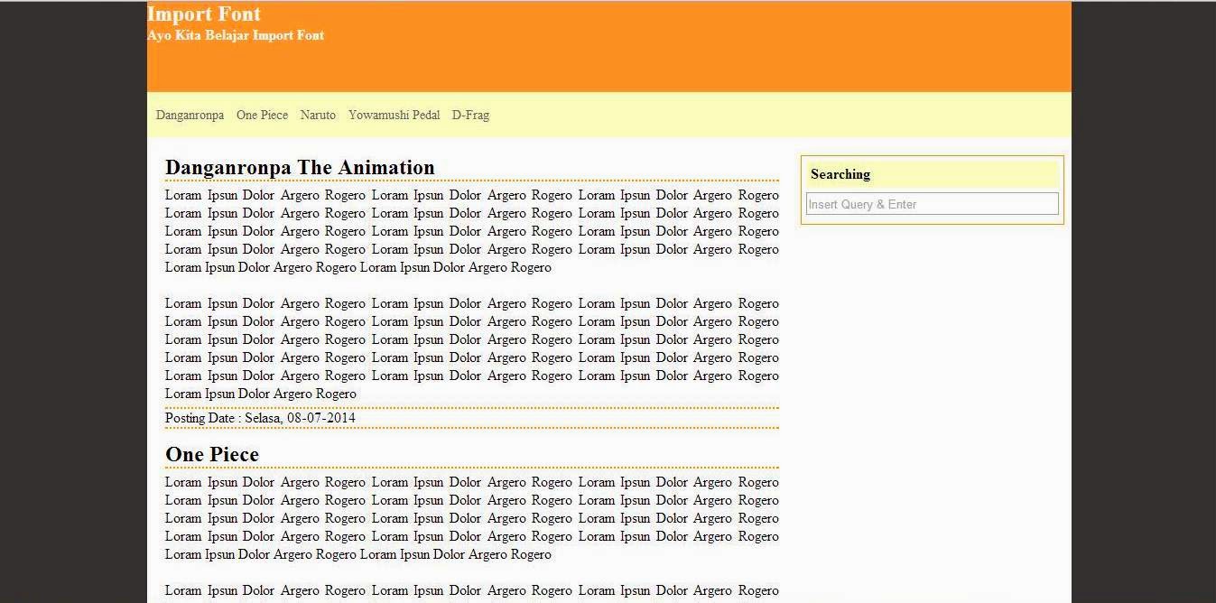 Cara Memasukan Font Baru Ke Dalam Web Menggunakan CSS - Jagocoding.com
