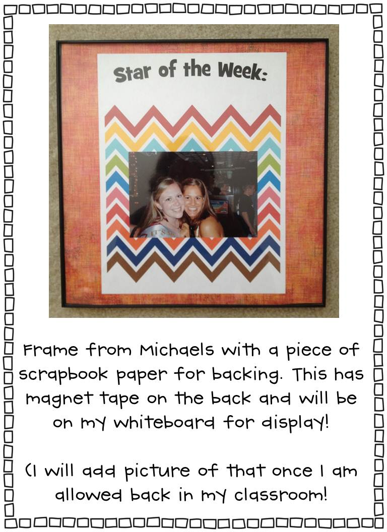 Star of the Week! FREEBIE - Susan Jones Teaching