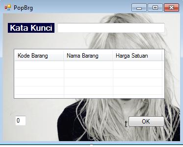 Database Programming: Form Data Barang