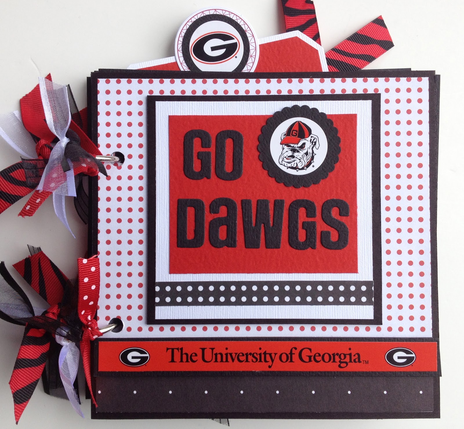 Artsy Albums Scrapbook Album and Page Kits by Traci Penrod: Go Dawgs! A ...