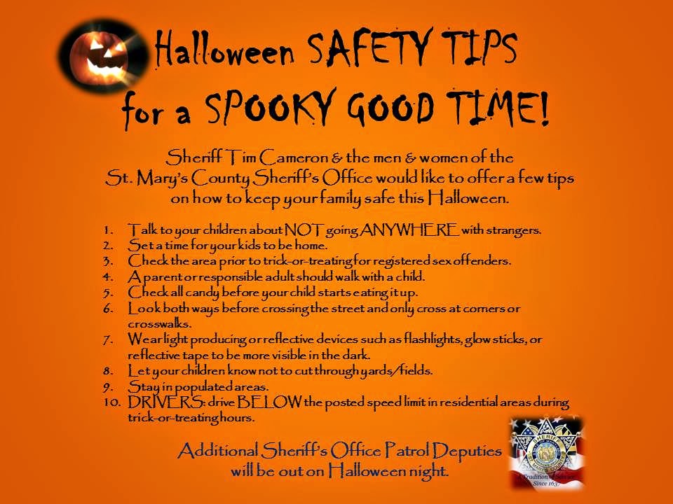 St Mary s County Sheriff s Office News Halloween 2014 SAFETY TIPS st-mary-s-county-sheriff-s-office-news-halloween-2014-safety-tips