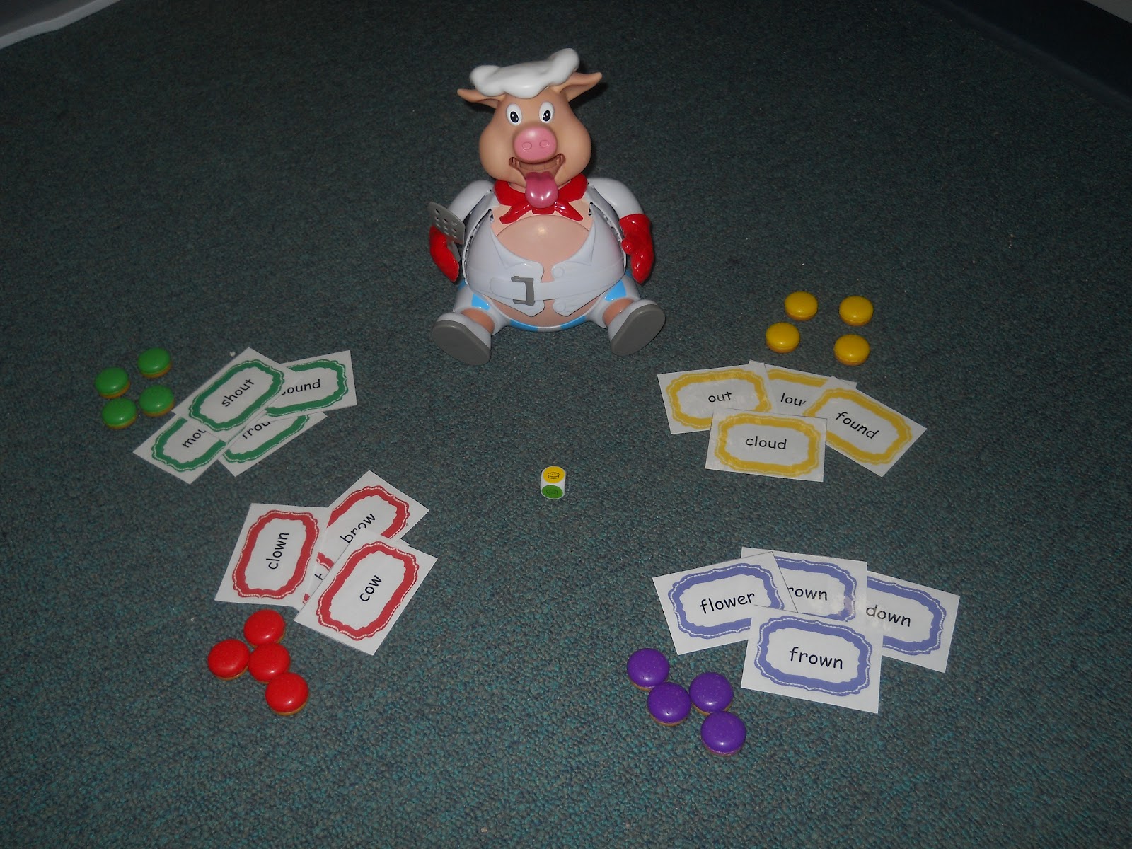 Mrs. Johnson's First Grade: Literacy Center Games with Pop the Pig