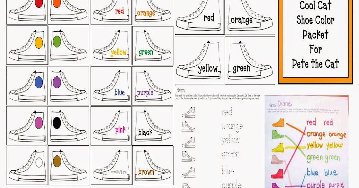Classroom Freebies: Pete the Cat Activities For I Love My White Shoes
