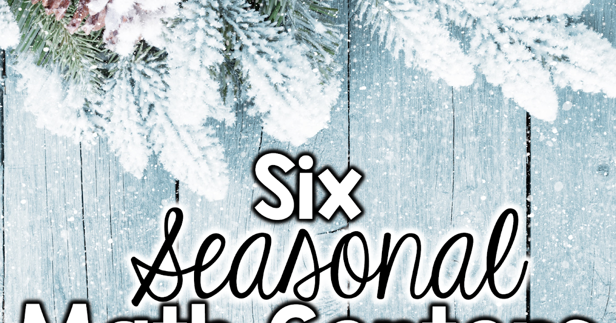 The Primary Peach: 6th Day of Winter: 6 Math Centers {FREEBIES}