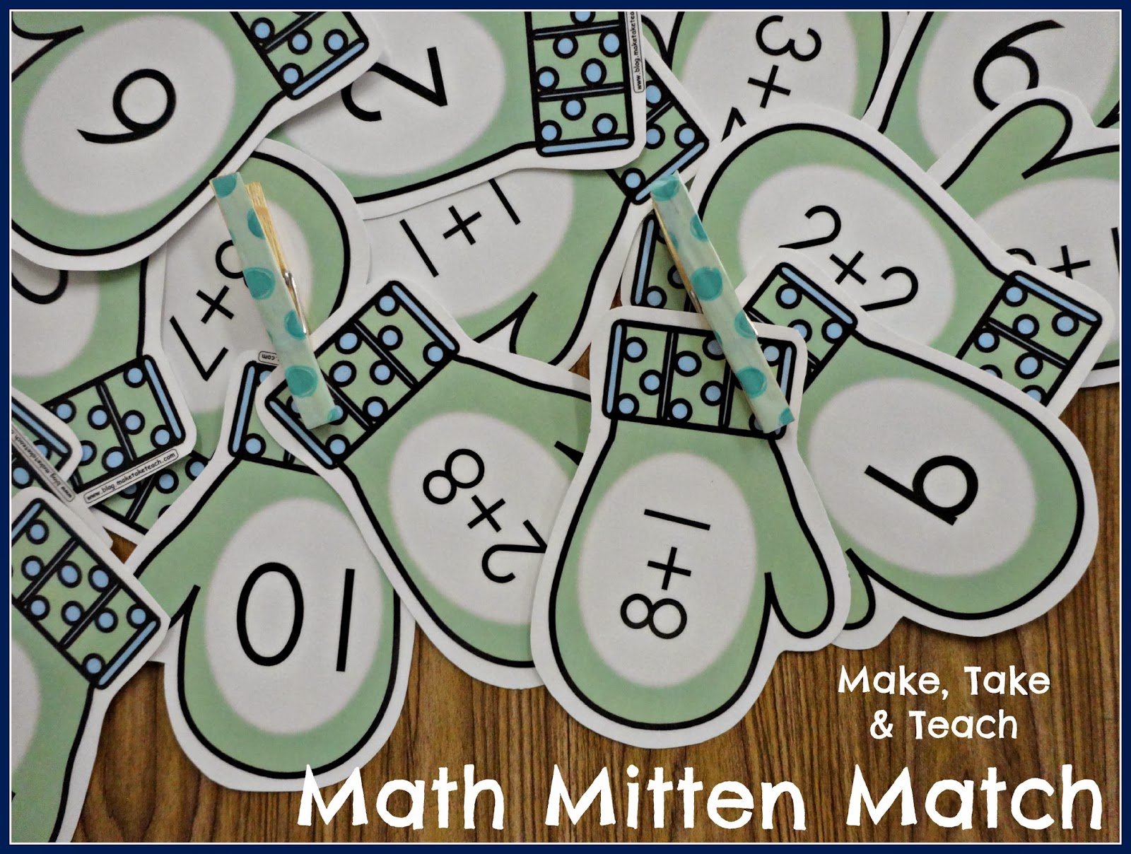 Mitten Match Activity for Addition | Classroom Freebies | Bloglovin’