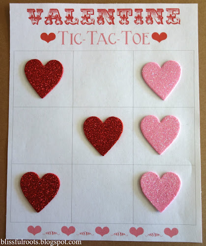 BLISSFUL ROOTS: Valentine Tic-Tac-Toe (Printable)