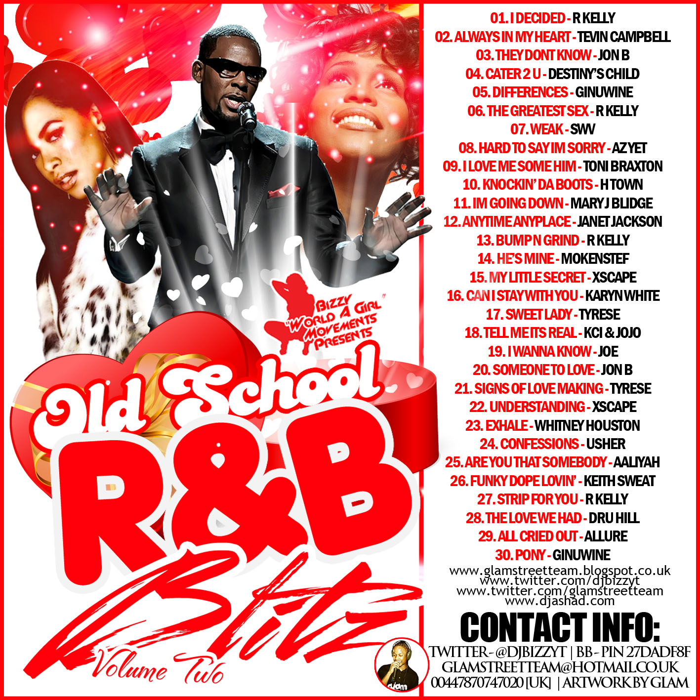 GLAMRADIO.CO.UK: Old School RnB Blitz Volume 2 - Bizzy World A Girl Mvts UK