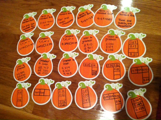 Pumpkin Place Value - For the Love of Teaching