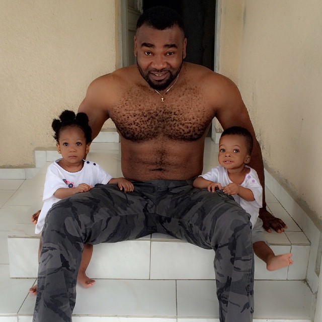 Prince Eke Shares Photo Of His Cute Twins