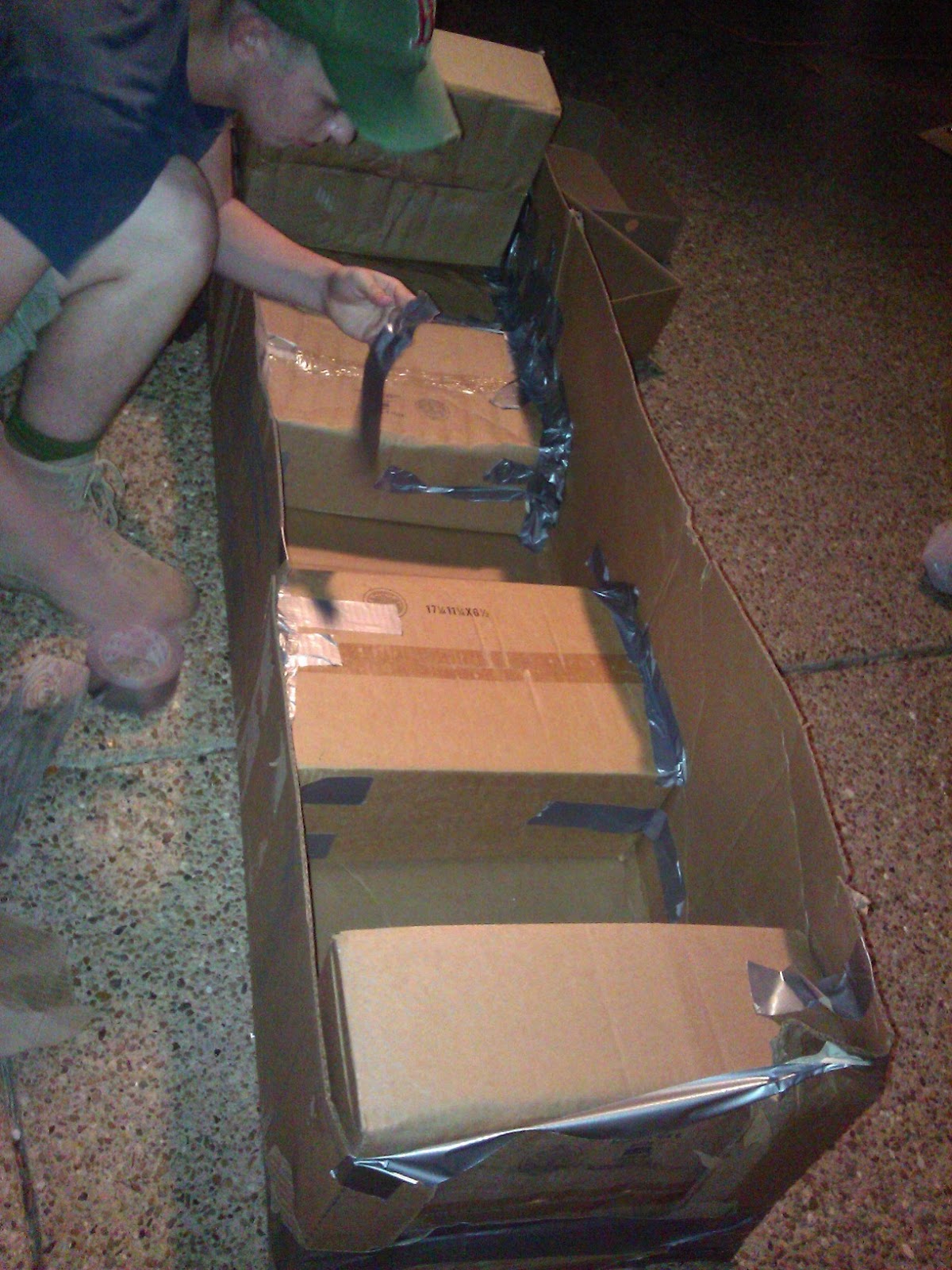 The Diabetic Camper Building A Two Man Boat Out Of Duct Tape And Cardboard the-diabetic-camper-building-a-two-man-boat-out-of-duct-tape-and-cardboard