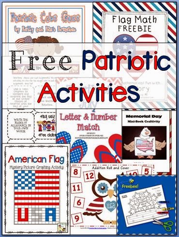 Freebie Friday - Patriotic Fun! - Mrs. Thompson's Treasures