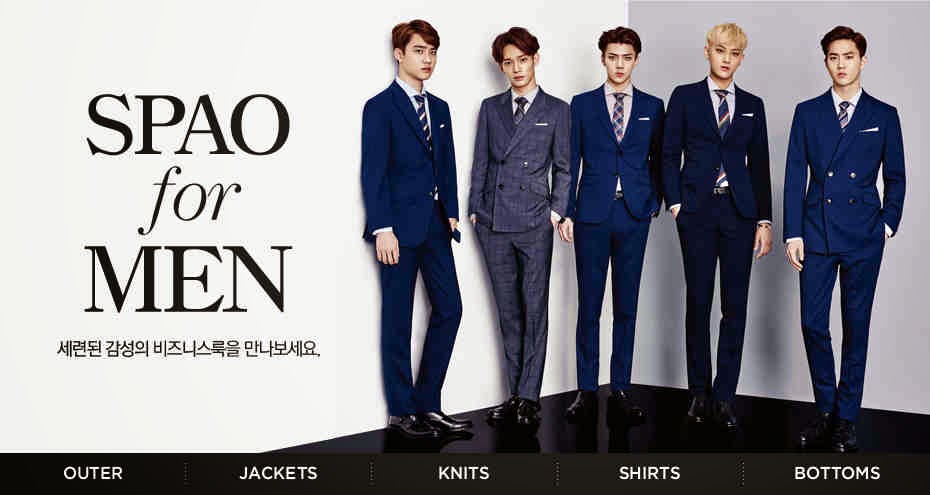 SPAO Website Update with EXO - ME IN SEOUL