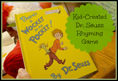 Dr. Seuss Kid Created Rhyming Game