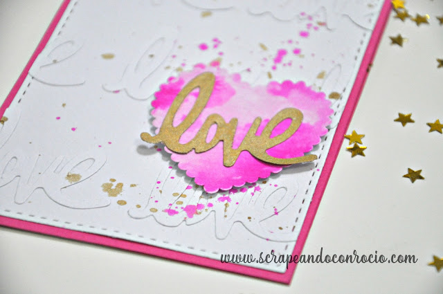 Scrapeando con Rocío: Reto de San Valentín en colaboración con MYBA