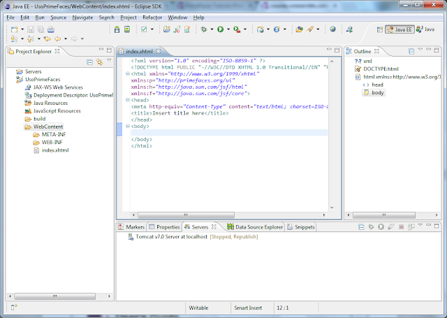 My Java Zone: Instalación y Configuración de PrimeFaces, JSF