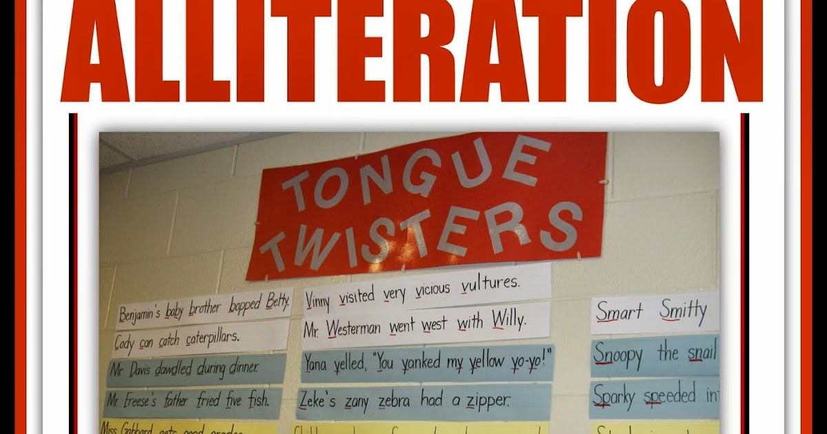 RainbowsWithinReach: Awesome Alliteration + Tongue Twisters = Loving ...