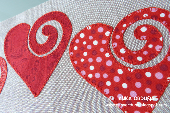 Corazones en patchwork - Imagui