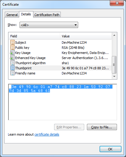 Allen Conway: Applying and Using a SSL Certificate With A Self-Hosted WCF Service