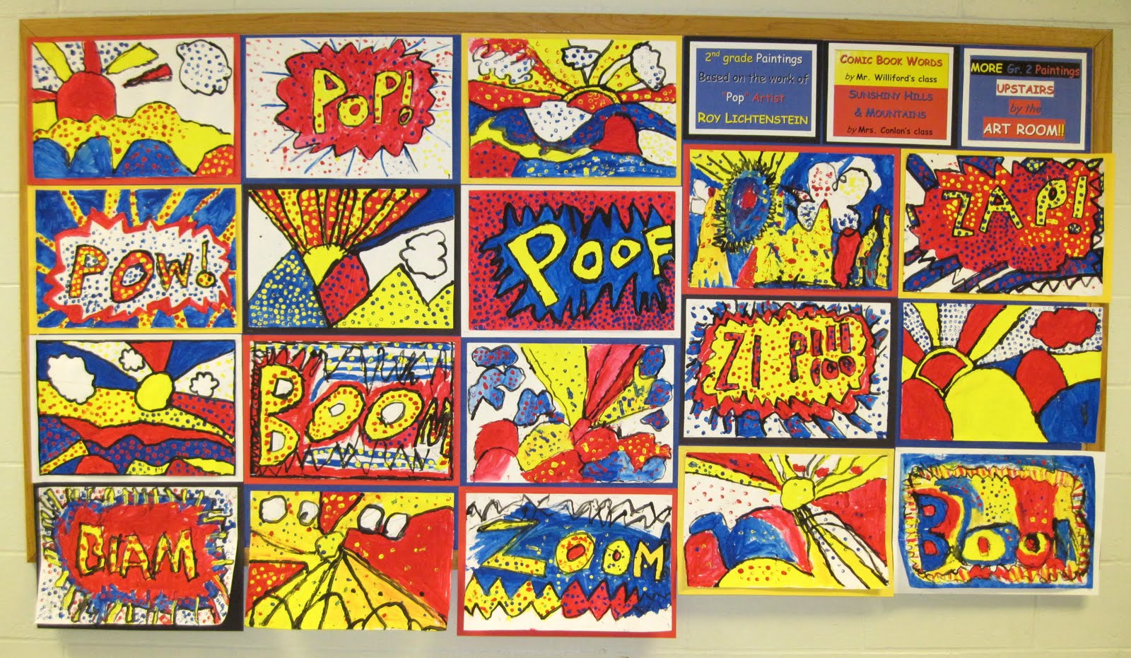 Net als Roy Lichtenstein (With images) | Elementary art projects ...