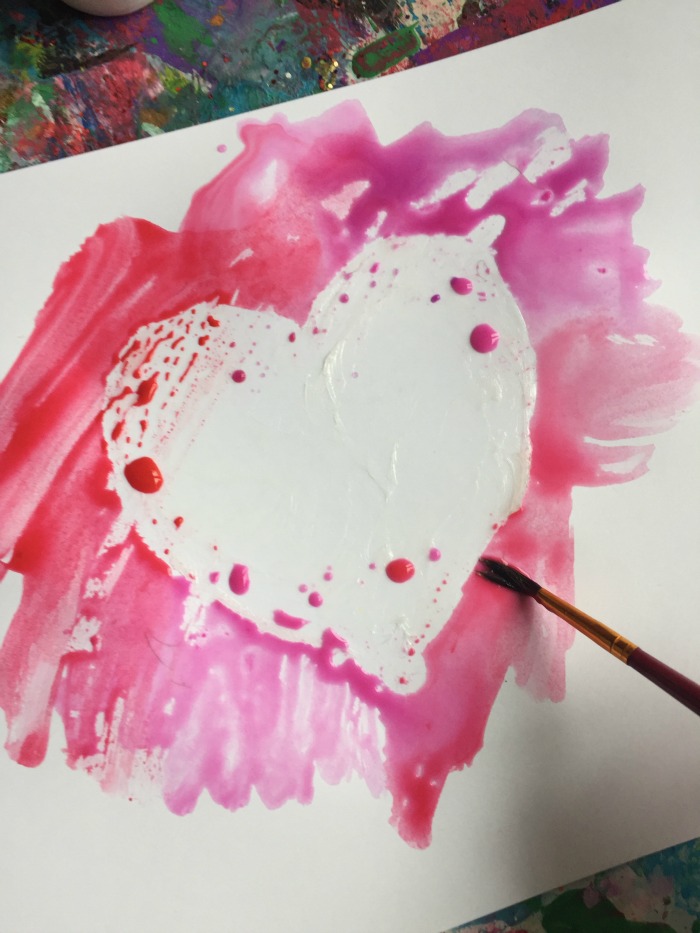 Mini Monets and Mommies: Valentine's Day Water Color Heart Art for Kids