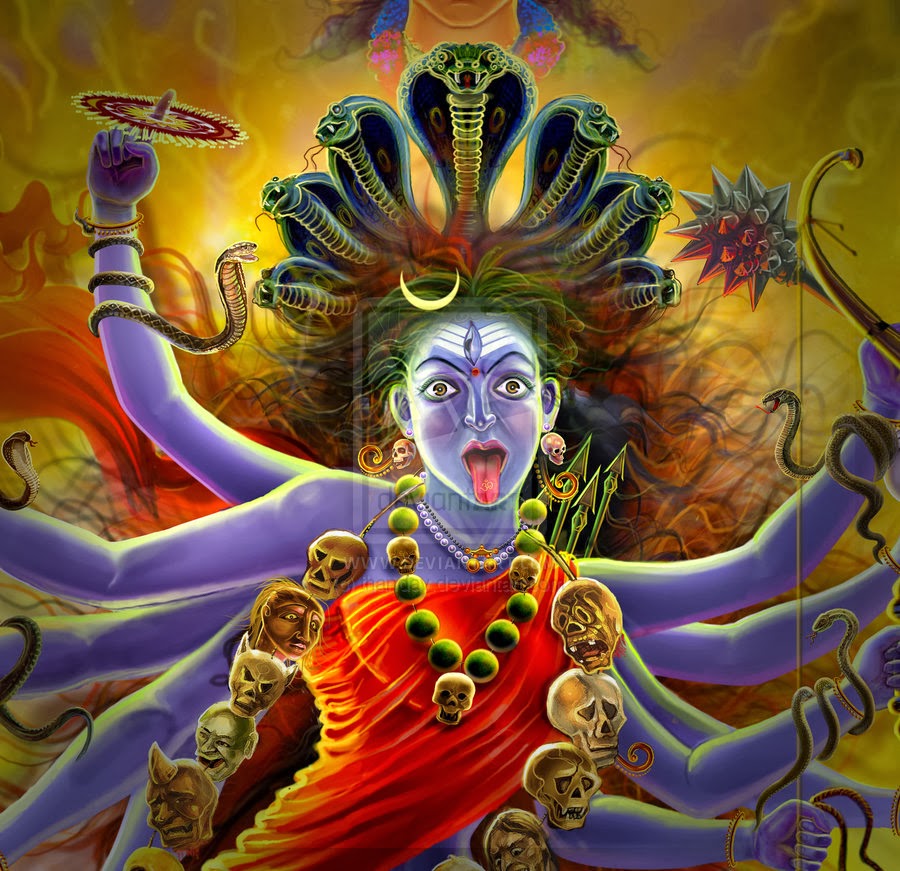 Bhagwan Ji Help me: KALI BECOMES GOURI Bhagwan Ji Help me: KALI BECOMES GOURI