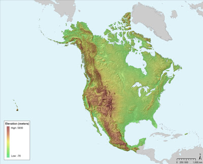 Map Catalog-Nick Fiorello: Hypsometric Map